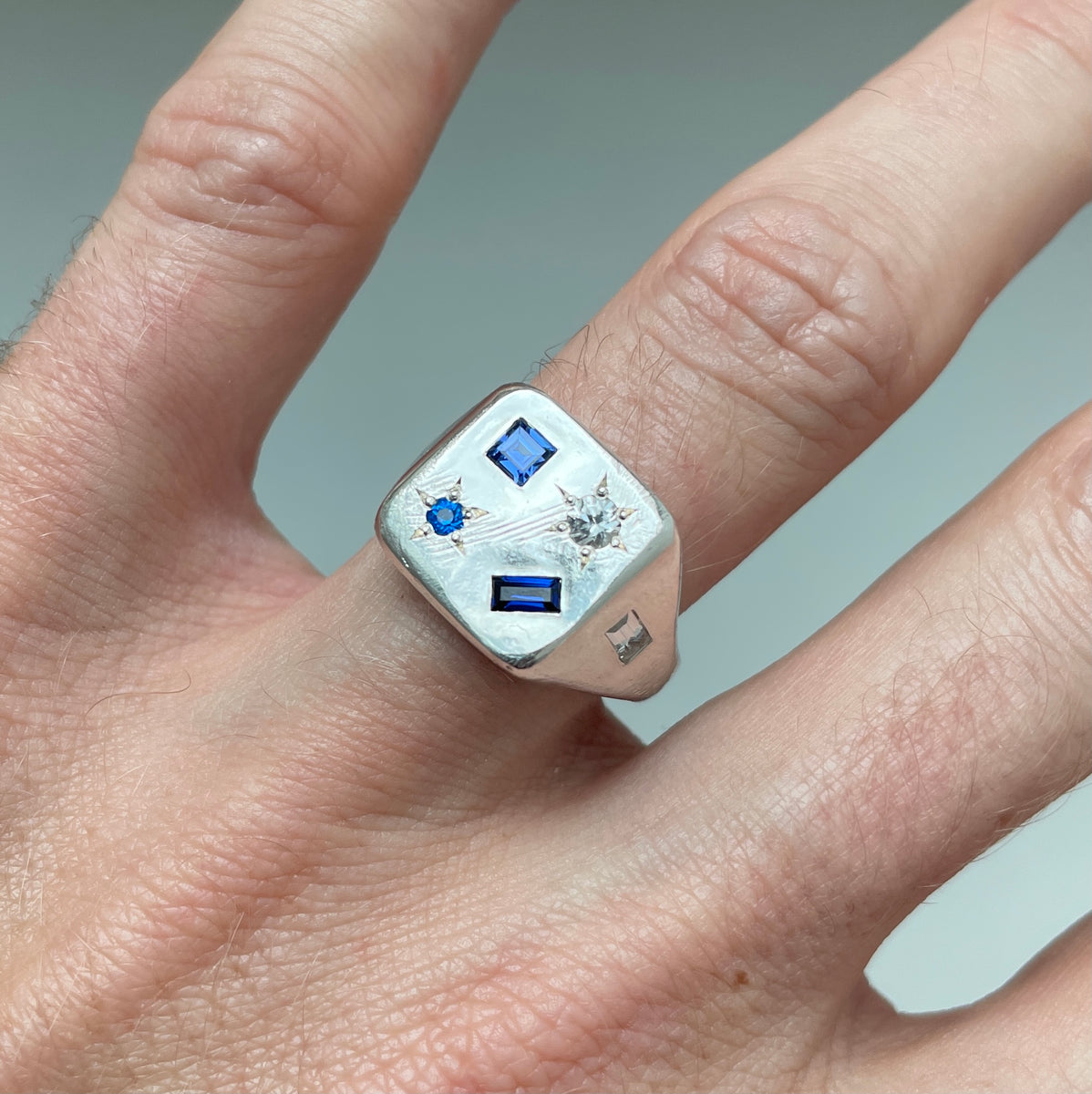 Silver Tablet Ring – Seb Brown