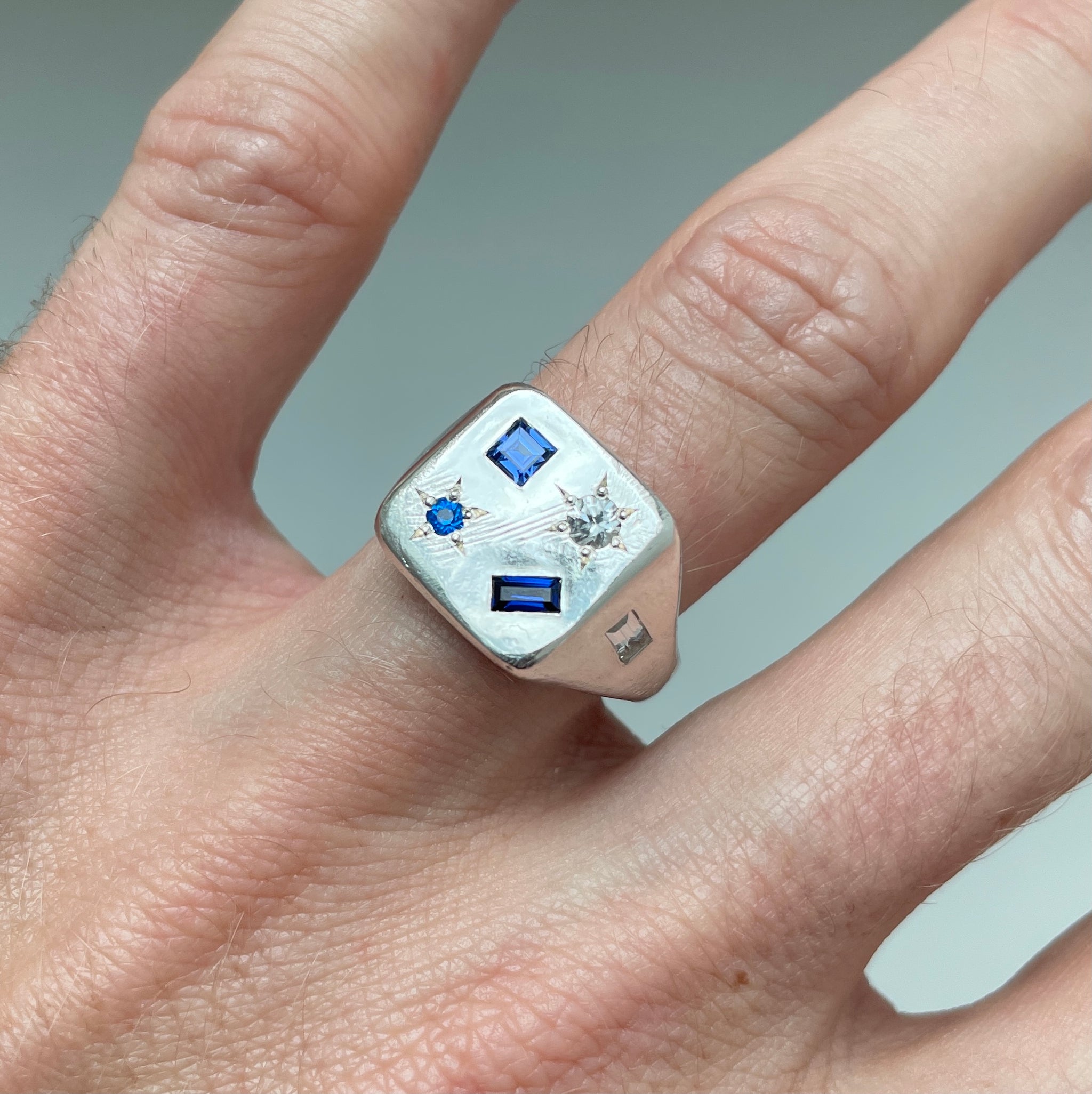 Silver Tablet Ring – Seb Brown