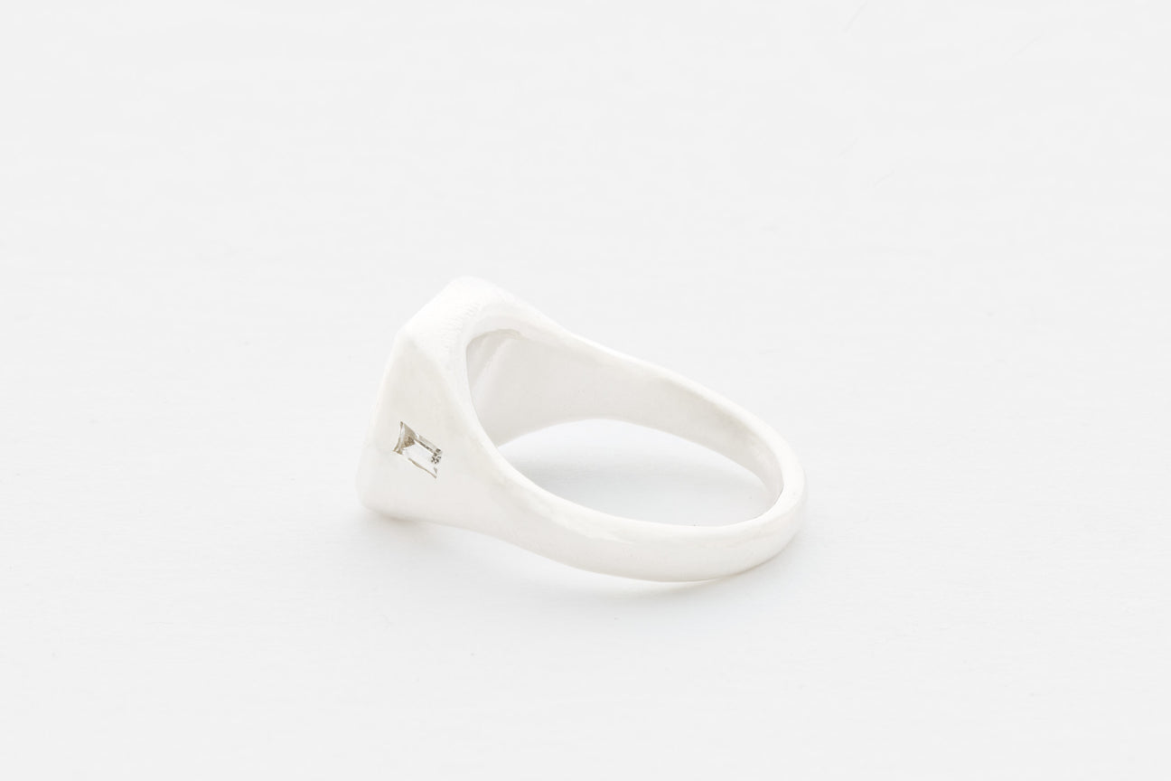 Silver Tablet Ring – Seb Brown